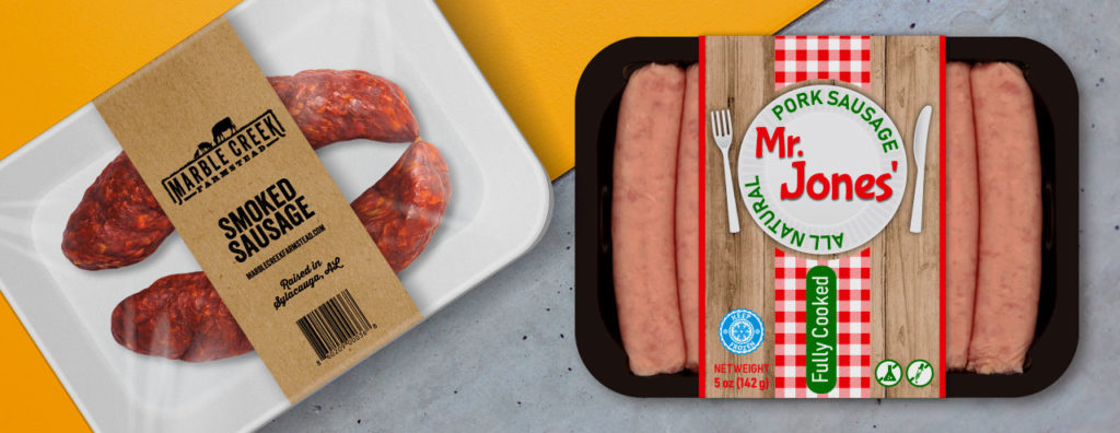 Custom Sausage Labels - FreezerLabels.net