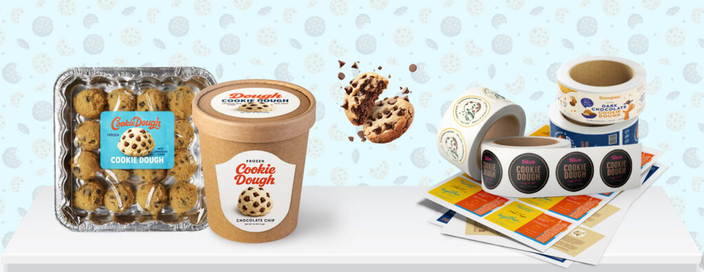 Custom Frozen Cookie Dough Labels