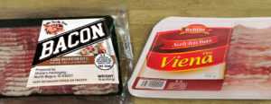 Custom Bacon Label - Professional Printing & Design at FreezerLabels.net