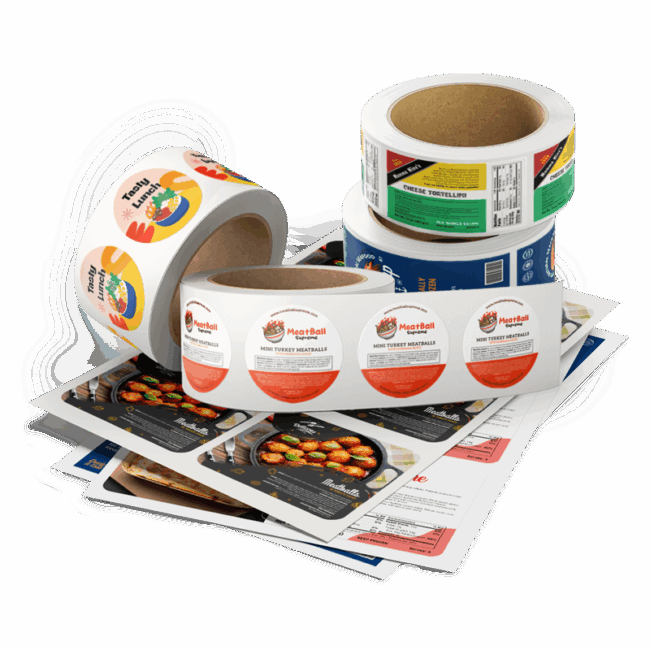 Labels for Frozen Dinners - FreezerLabels.net