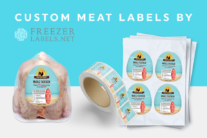 Poultry labels and custom chicken labels for your frozen products