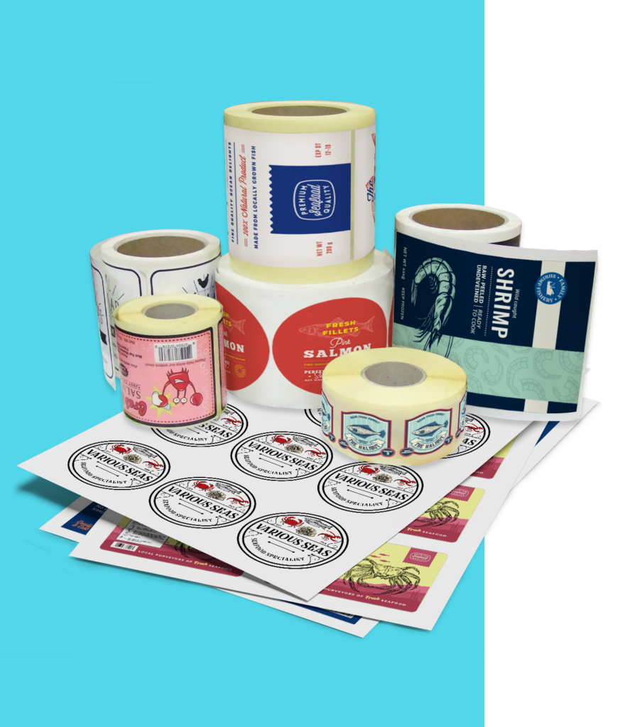 Custom Labels for Fish and Seafood Packaging | Freezerlabels.net