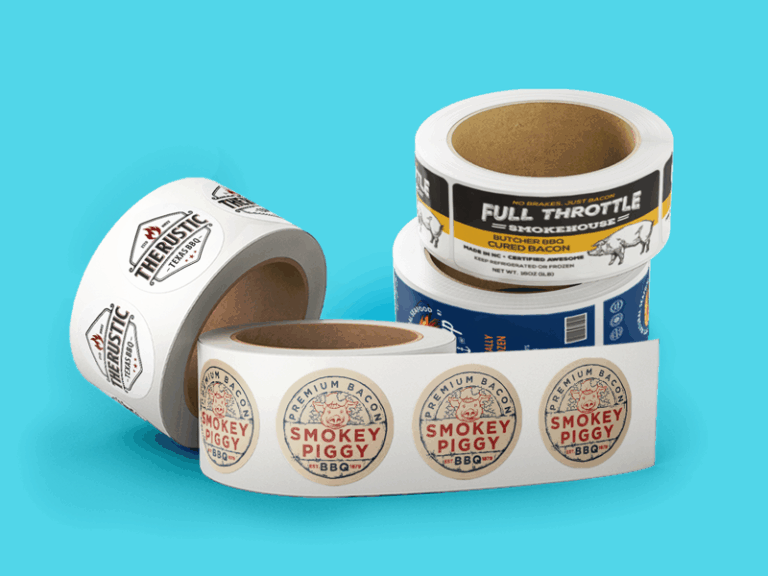 Custom Bacon Label - Professional Printing & Design at FreezerLabels.net